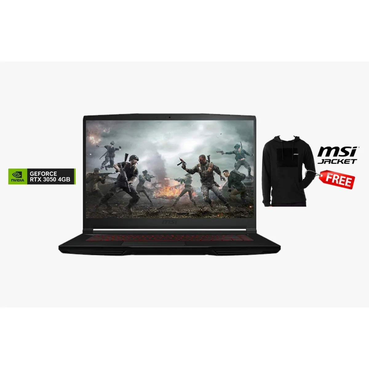 MSI GF63 THINUC COREI5-11400H,8GB,512GB,RTX3050M 15.6, DOS | Suhadha ...