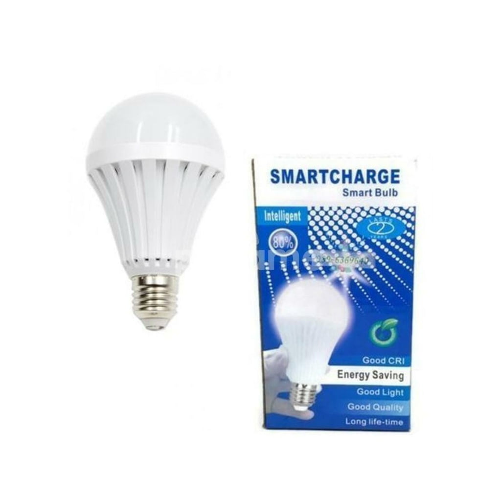 RECHARGEABLE SMARTCHARGE LED BULB 9W | Suhadha Computer Center Gampaha