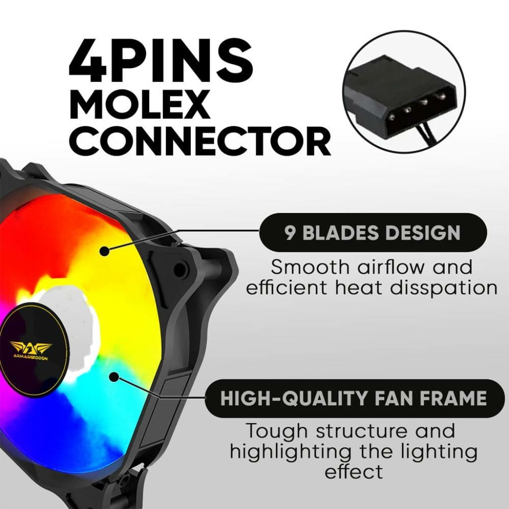 ARMAGGEDDON CORE 12 CHROMA GAMING PC FAN | Suhadha Computer Center Gampaha