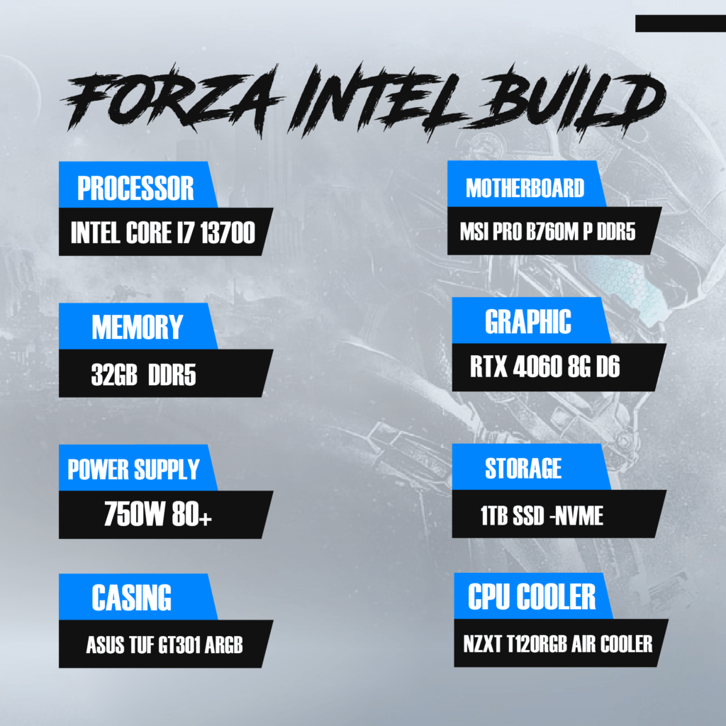 FORZA INTEL BUILD CUSTOMIZE PC | Suhadha Computer Center Gampaha