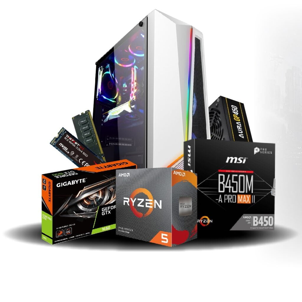 AMD Ryzen™ 5 5500 16GB RAM 512GB NVME M.2 -NVME CASING RUIX CG71 ...